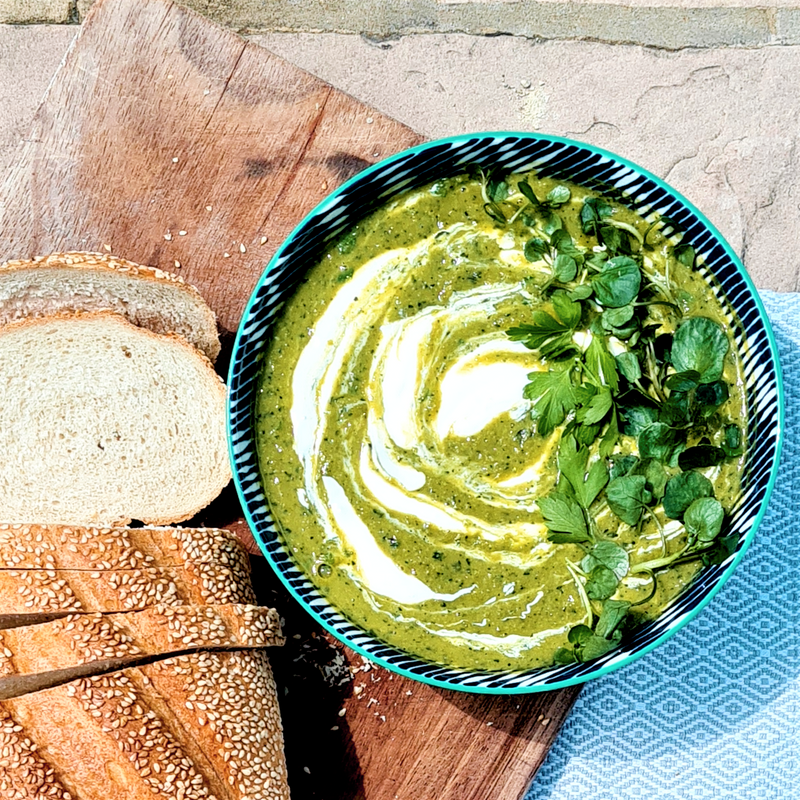 Watercress, Pea and Leek Soup – Watts Farms